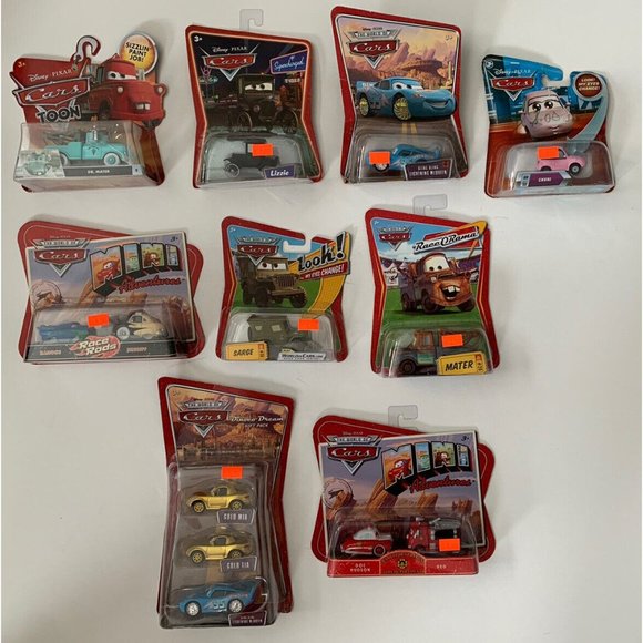 Mattel | Toys | Disney Pixar World Of Cars Die Cast Bundle Of 93 Cars ...